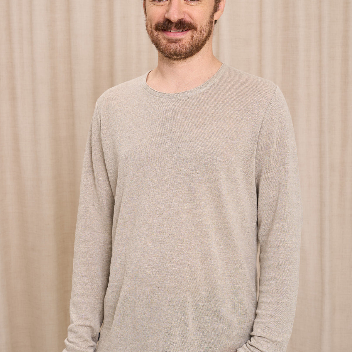 Marseille - Pull Homme en Lin - Design Minimaliste - Tricoté en France ...